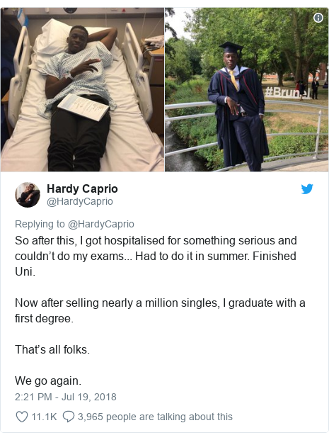 Hardy Caprio: The Croydon rapper with a first-class degree - BBC News