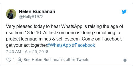WhatsApp to raise minimum age limit to 16 in EU - BBC News