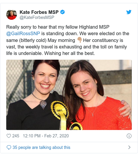 SNP's Gail Ross to stand down as an MSP at next election - BBC News