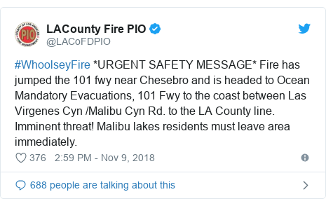 California wildfires: Five dead and more than 150,000 evacuated - BBC News