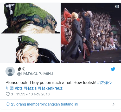 BTS: Manajemen band K-pop minta maaf terkait topi Nazi - BBC News Indonesia