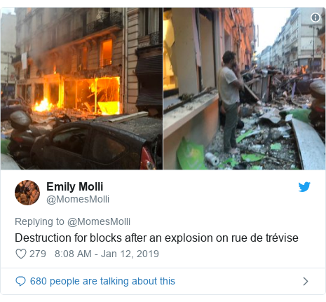 Paris 'gas explosion' kills three in city centre - BBC News