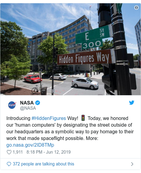 Hidden Figures: Nasa renames street after black female mathematicians ...