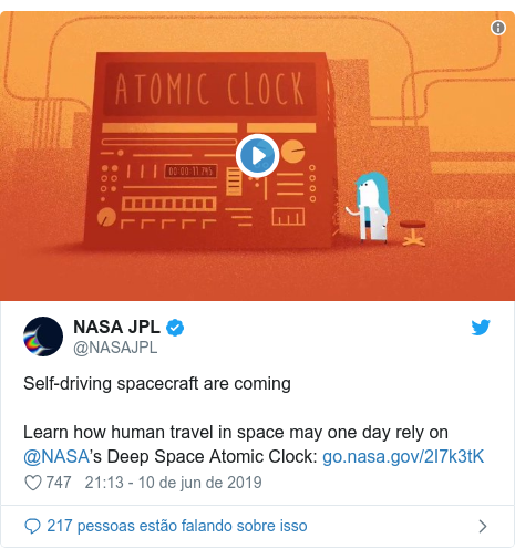 O que é o ‘relógio atômico’ com que a Nasa espera revolucionar a ...