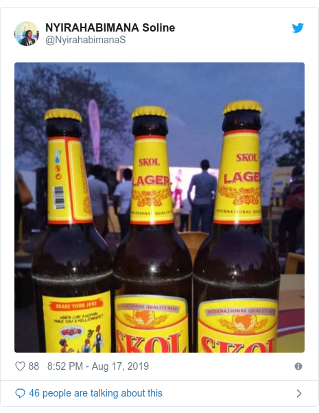 Rwanda beer brand Skol says sorry for sexist jokes - BBC News