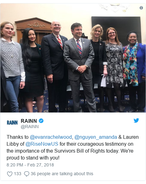 Evan Rachel Wood: Actress tells Congress about sexual abuse - BBC News