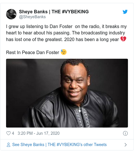Dan Foster death: Daniel 'Dan' Foster, di American Radio personality ...