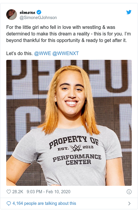 WWE: The Rock's daughter, Simone Johnson, will step into the ring - BBC ...