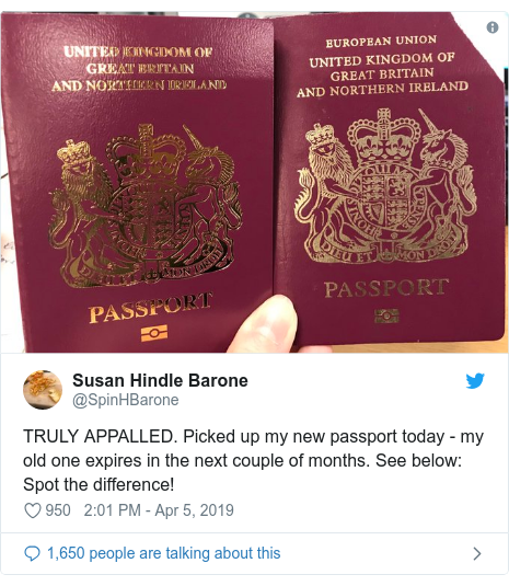 Brexit: UK couple issued different passport versions - BBC News