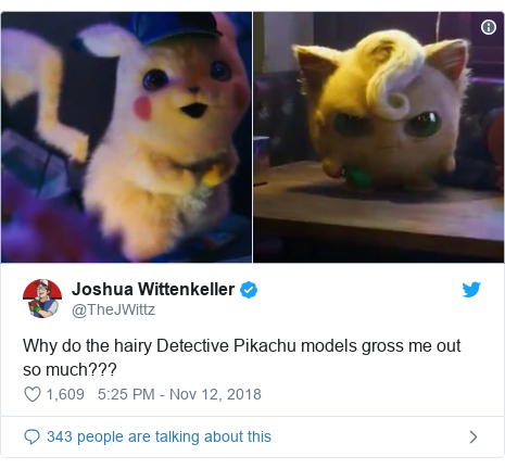 Detective Pikachu: 'Gross' furry Pokemon divides fans - BBC News