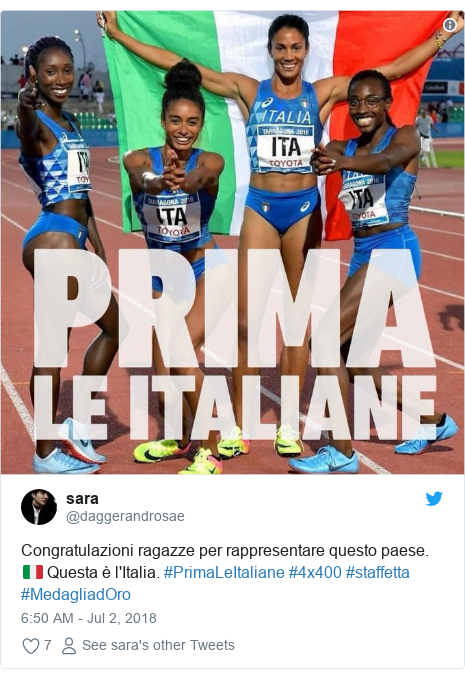 Italian runners win gold and social media praise - BBC News