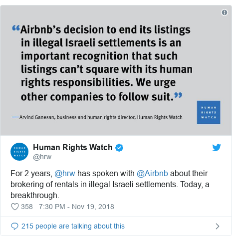 Airbnb: Israeli uproar as firm bars West Bank settlements - BBC News