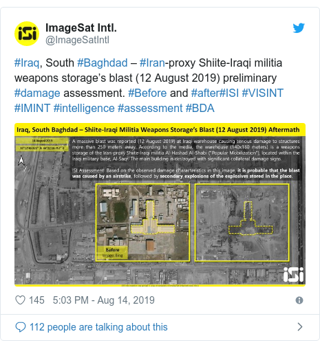 Iraq paramilitary force blames US and Israel for mystery blasts - BBC News