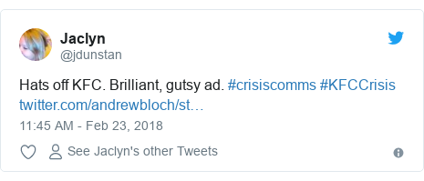 KFC's apology for running out of chicken is pretty cheeky - BBC News