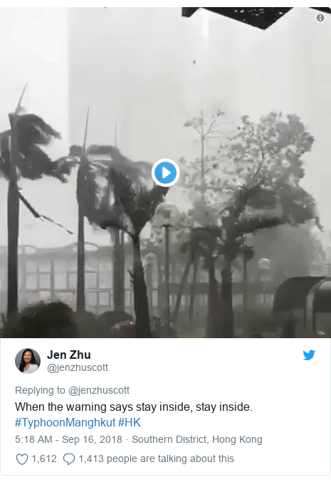 Typhoon Mangkhut: South China battered by deadly storm - BBC News