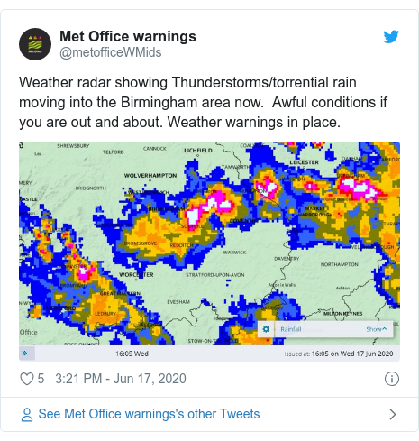 Midlands streets flooded and trains delayed as floods hit - BBC News