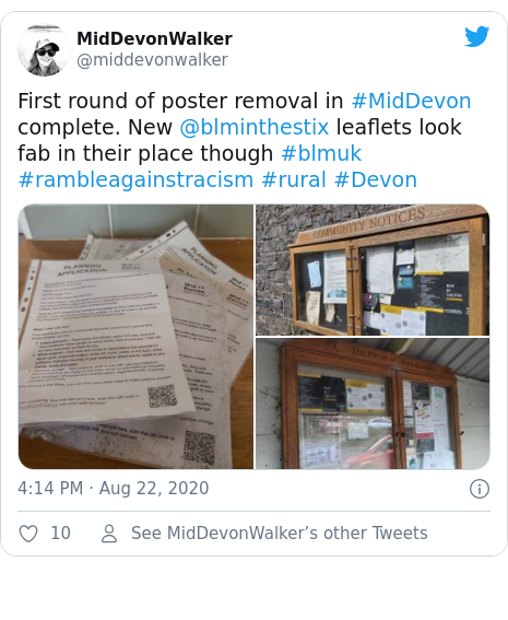 Anti-racism leaflets in Devon removed after legal threat - BBC News