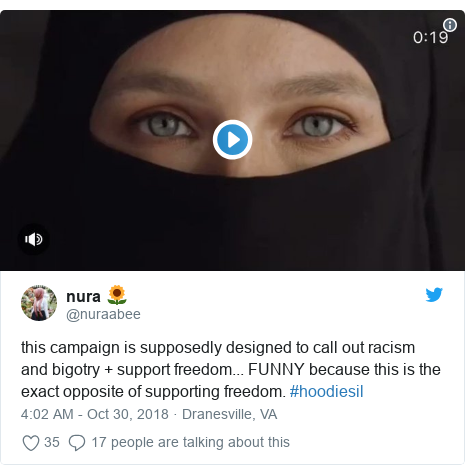Israeli 'Freedom is basic' niqab advert criticised - BBC News