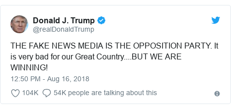 Donald Trump attacks 'media hostility' after mail bombs - BBC News