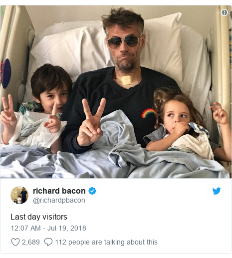 Richard Bacon: Bug left me close to death for two days - BBC News