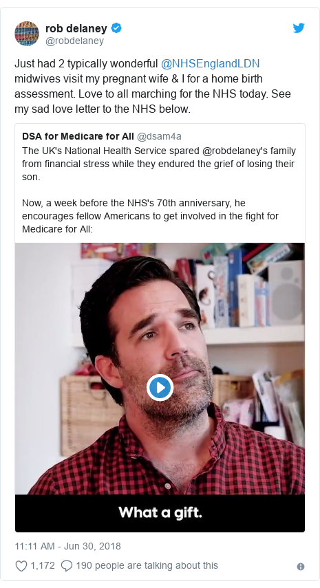 Catastrophe actor Rob Delaney's wife expecting baby - BBC News