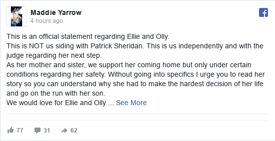 Ellie Yarrow-Sanders: Judge's Twitter plea to missing mum - BBC News