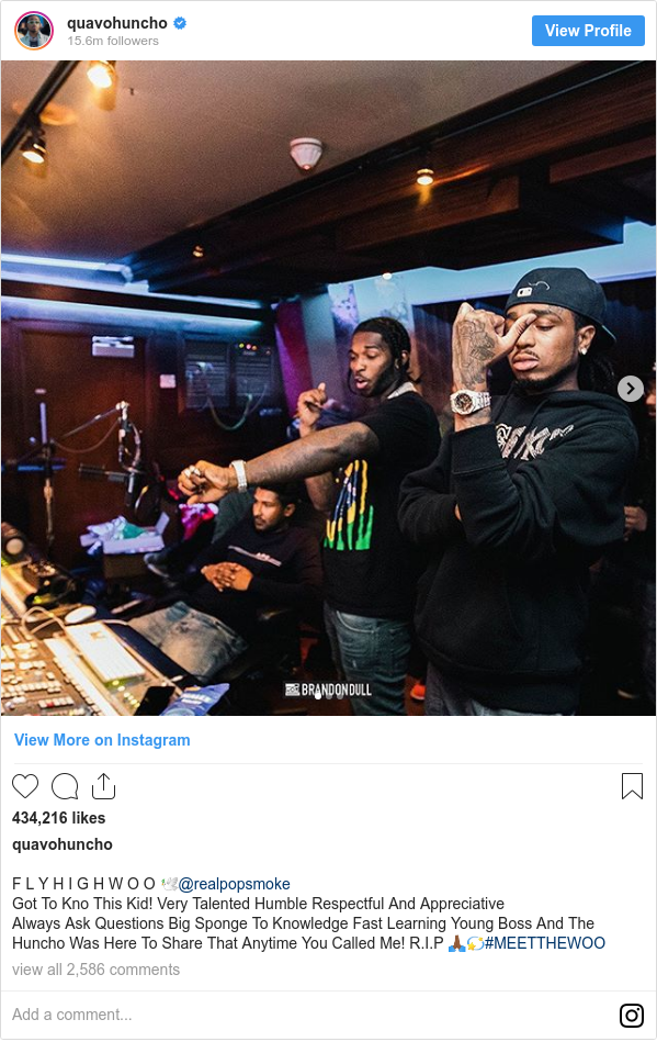 Pop Smoke: Rapper shot dead in apparent robbery - BBC News