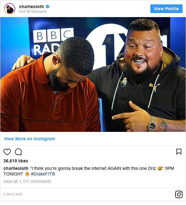 Drake's Fire In The Booth: The inside story from Charlie Sloth - BBC News