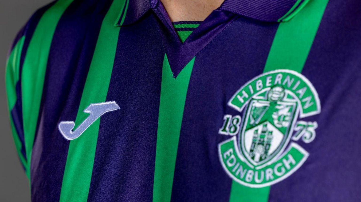 Hibernian reveal purple and green '90s-inspired third kit - BBC Sport