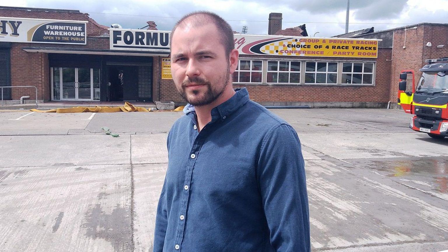 Newry fire: Business owner 'devastated' after accidental fire - BBC News