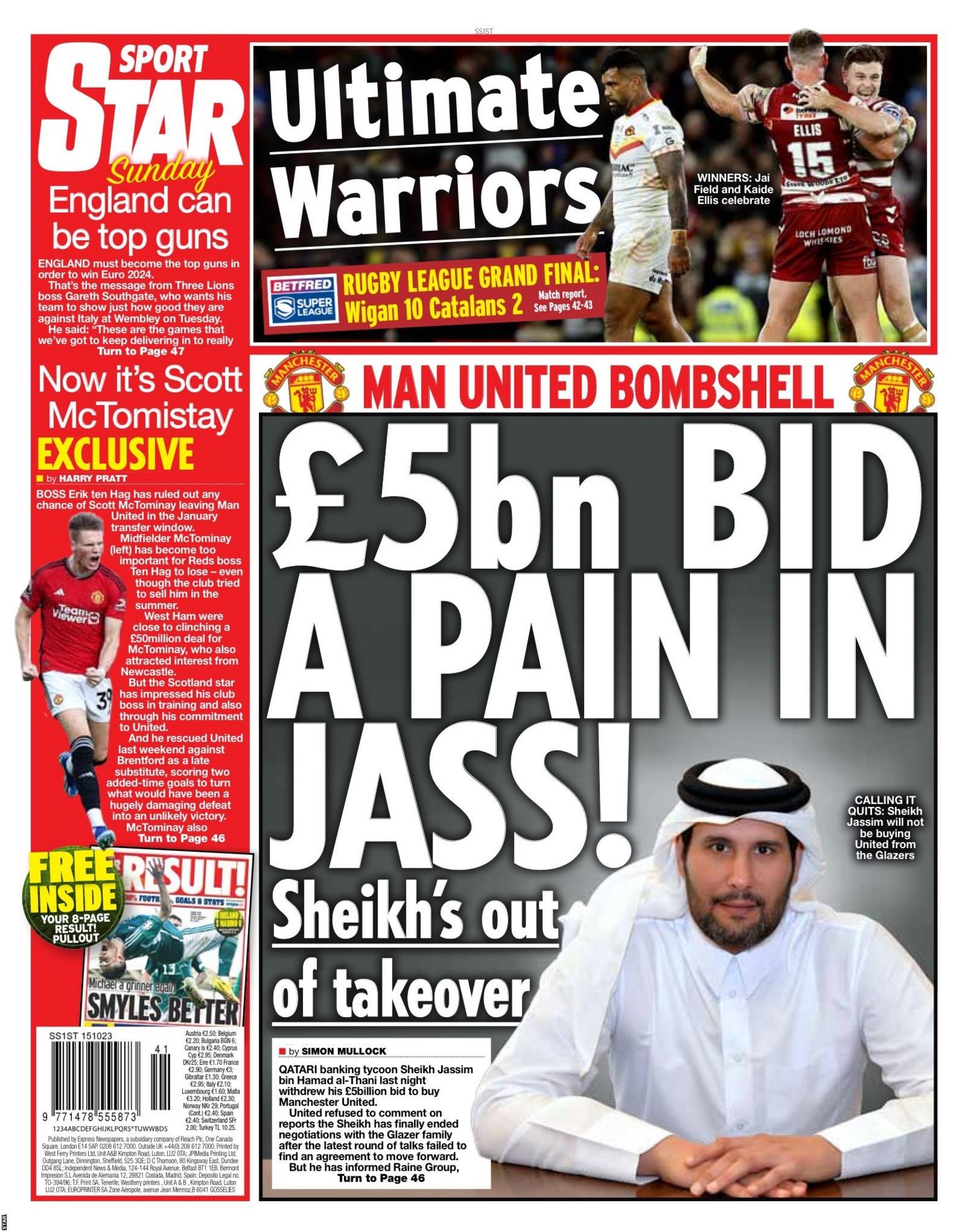 Sunday's back pages - BBC Sport