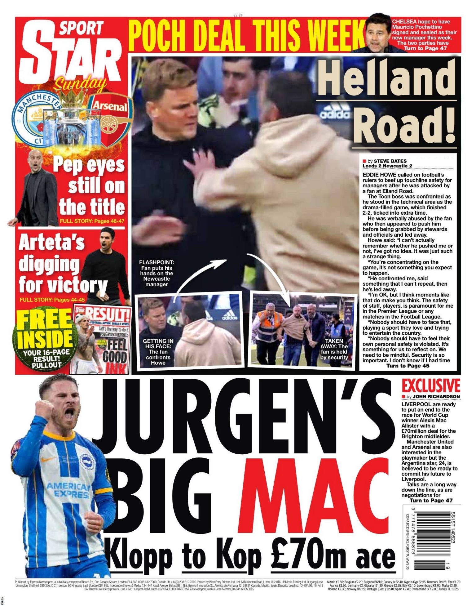 Sunday's sports pages - BBC Sport