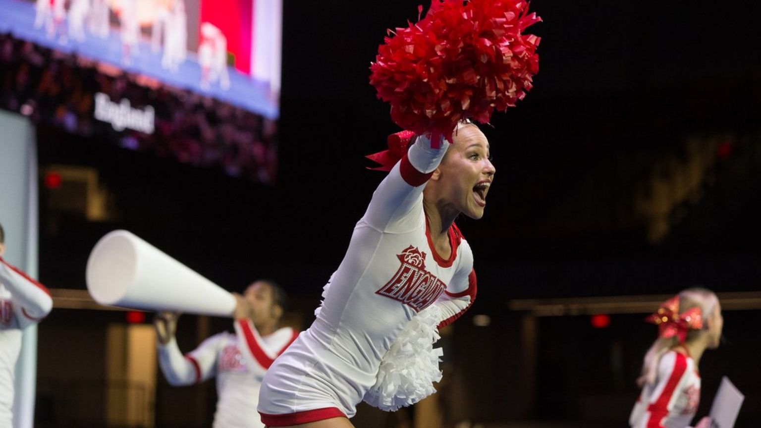 England's junior cheerleaders win gold at World Championships - BBC Sport