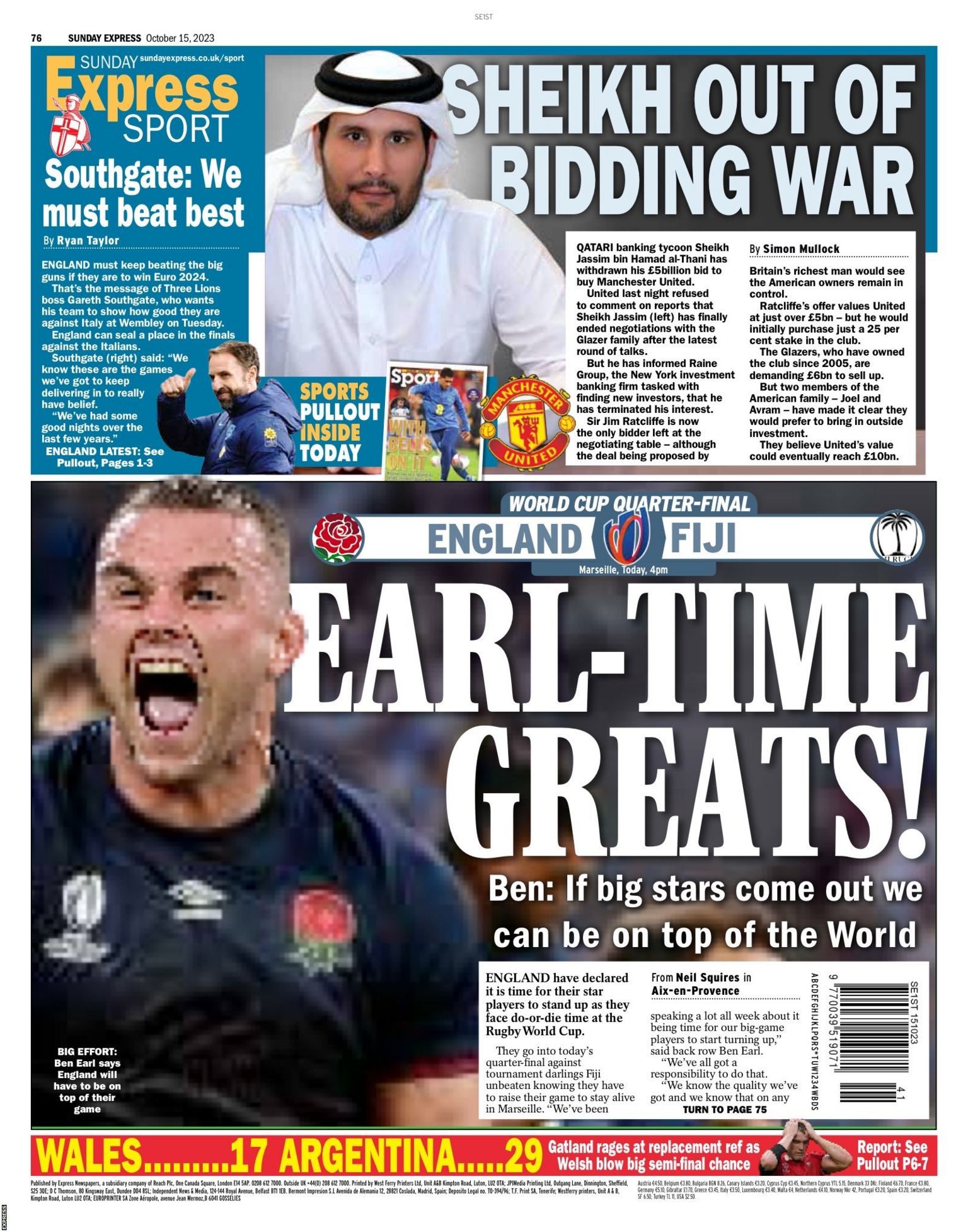 Sunday's back pages - BBC Sport