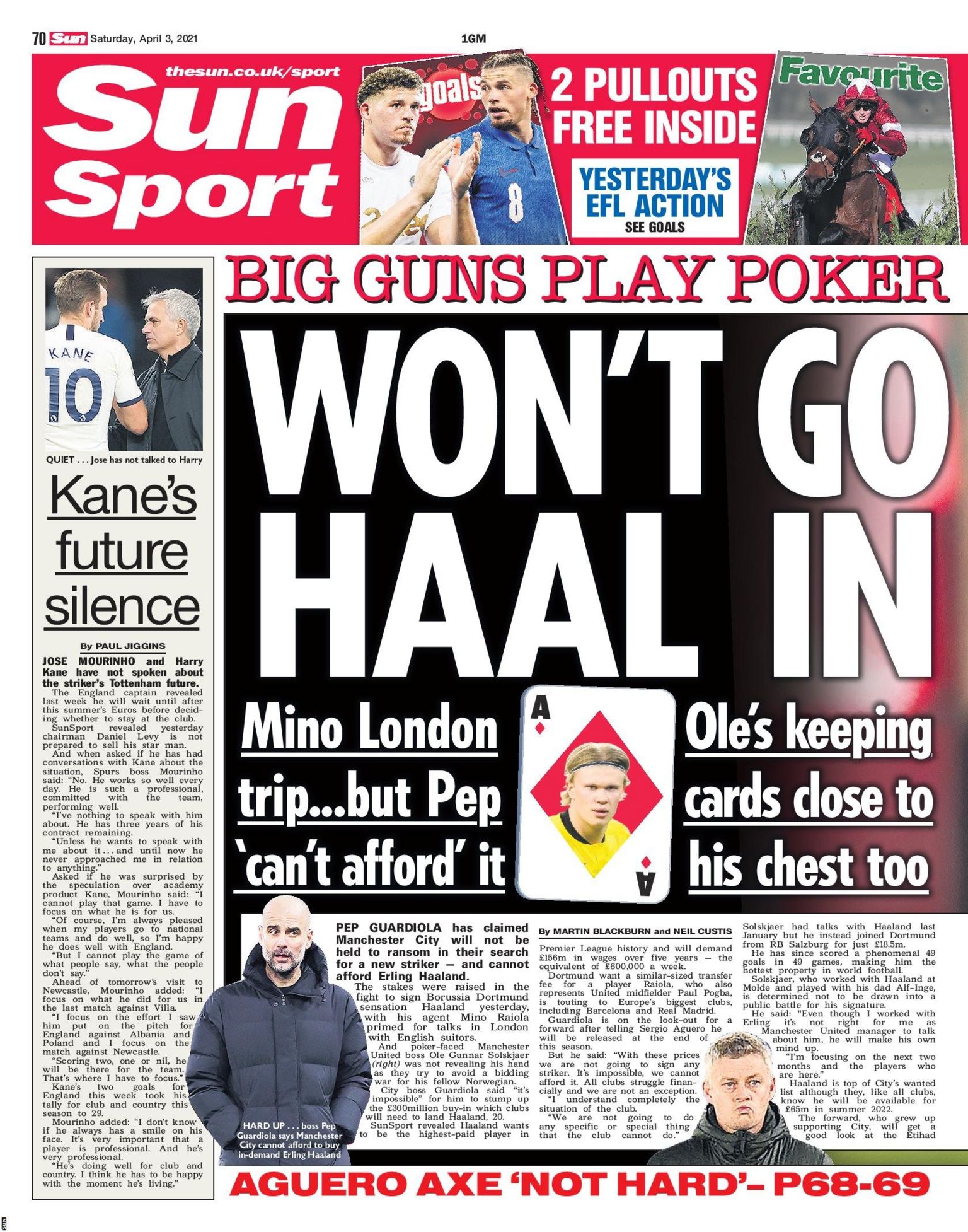 Saturday's sports pages - BBC Sport