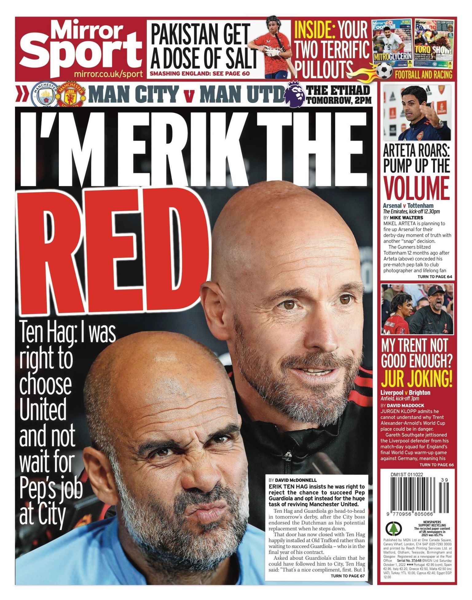 Saturday's back pages - BBC Sport