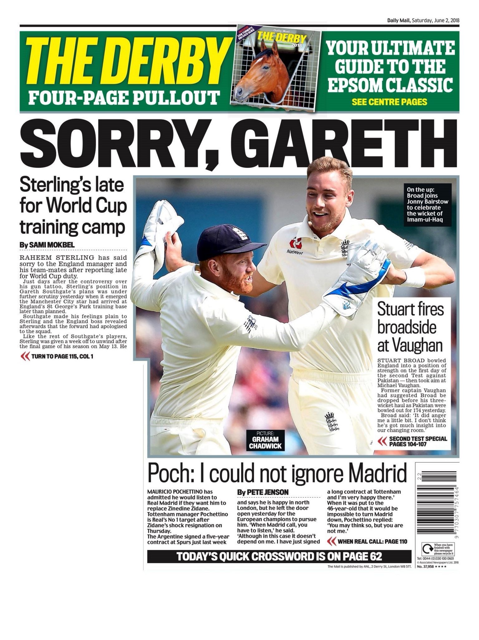 Saturday's sports pages - BBC Sport