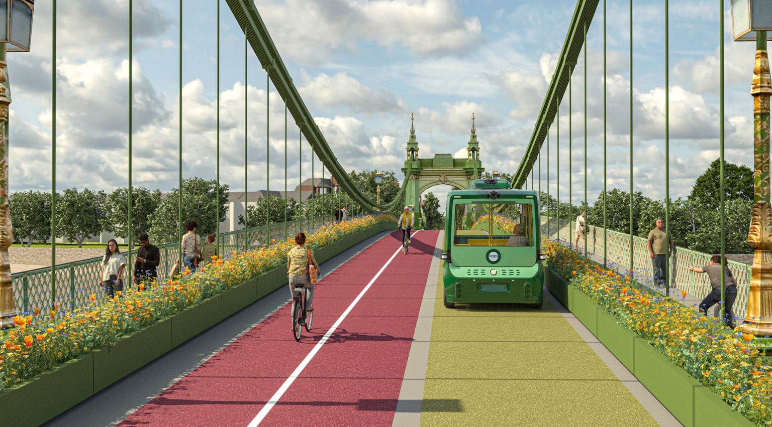 H﻿ammersmith Bridge should remain closed to cars, charity says - BBC News