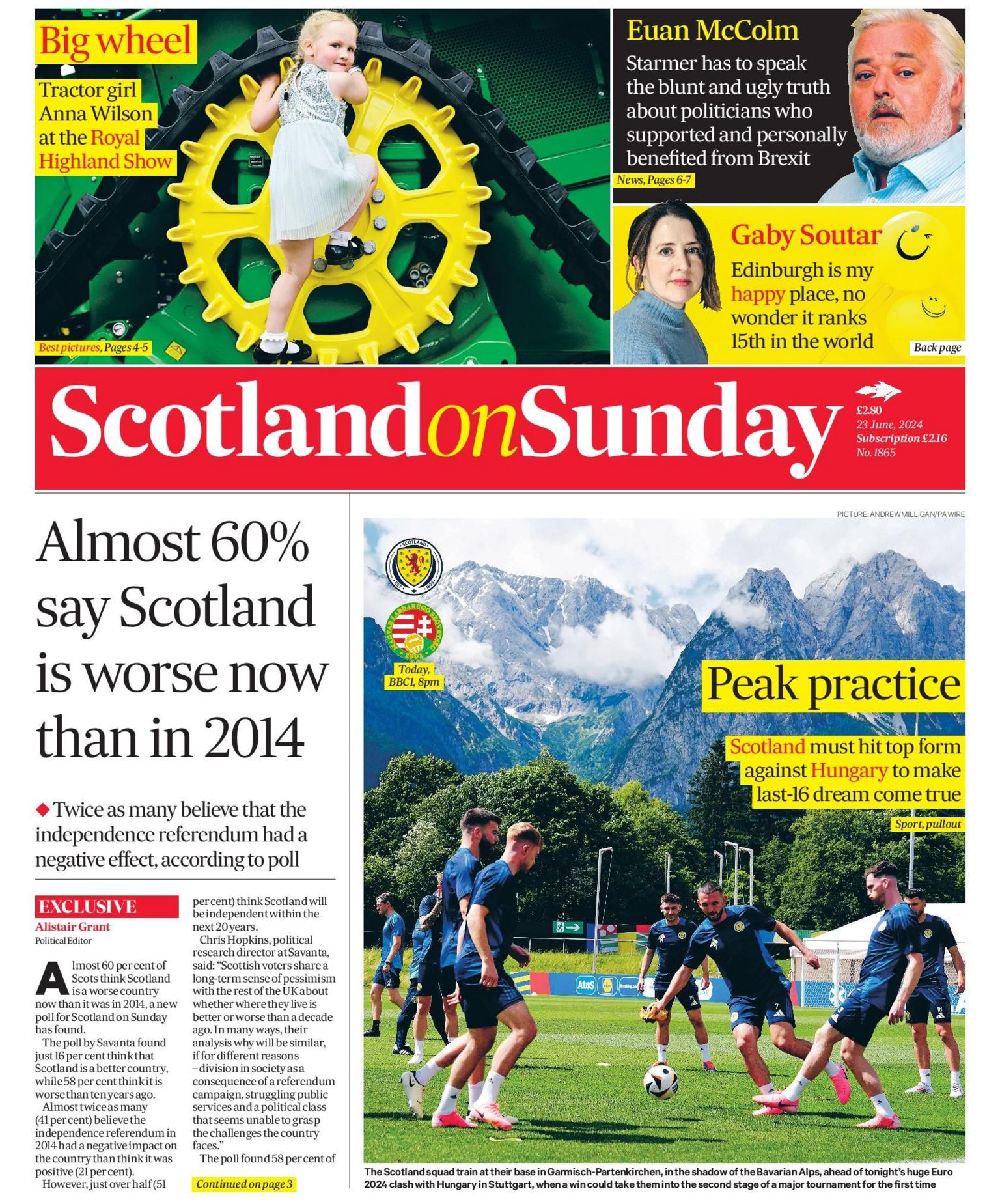 Scotland's papers: Tartan army build up and Calmac report - BBC News