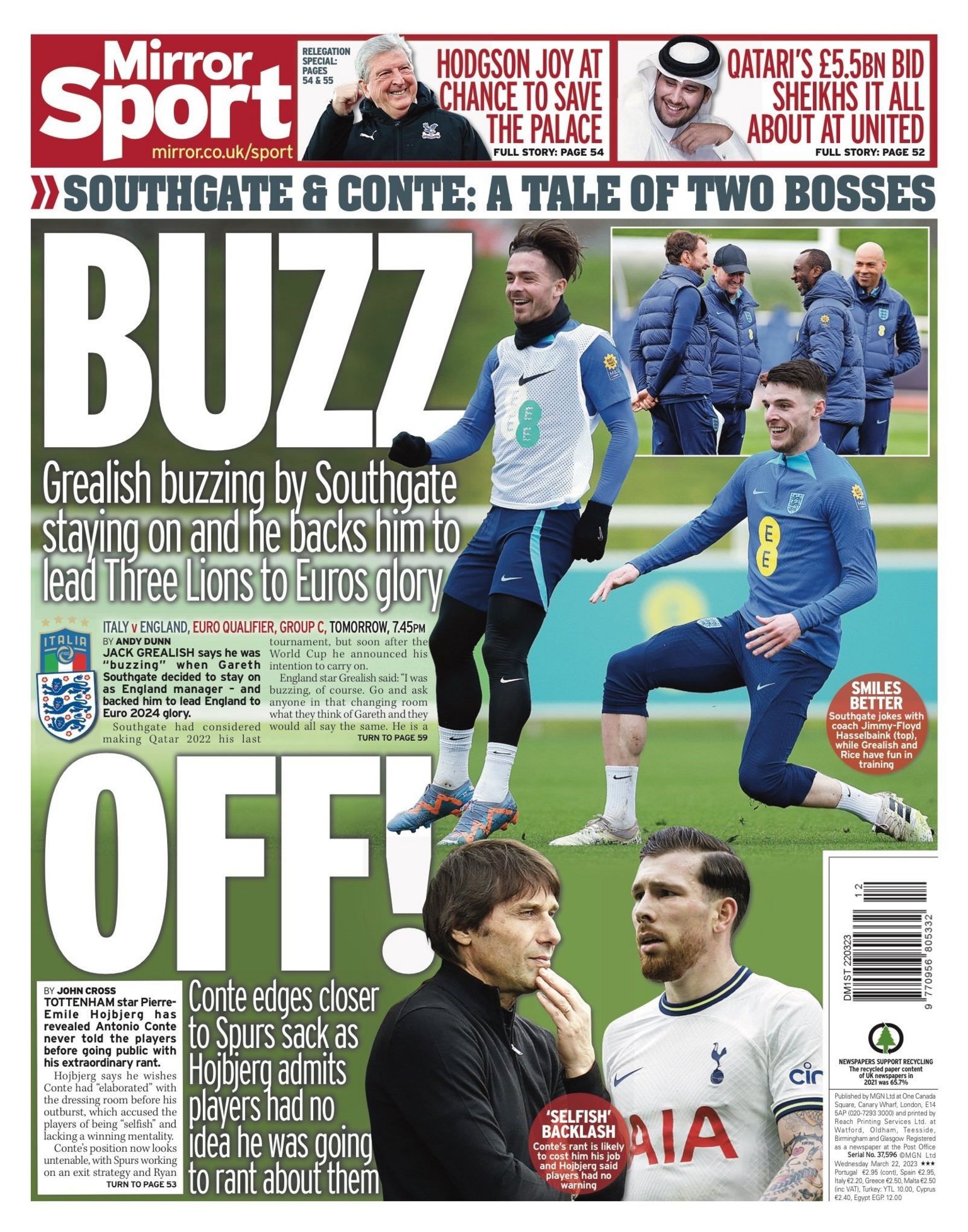 Wednesday's back pages - BBC Sport