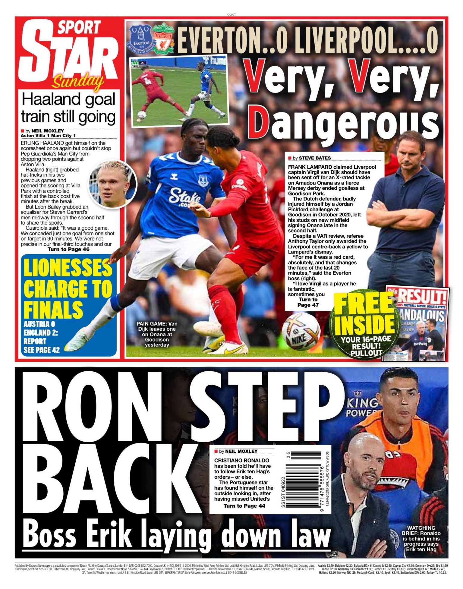 Sunday's back pages - BBC Sport