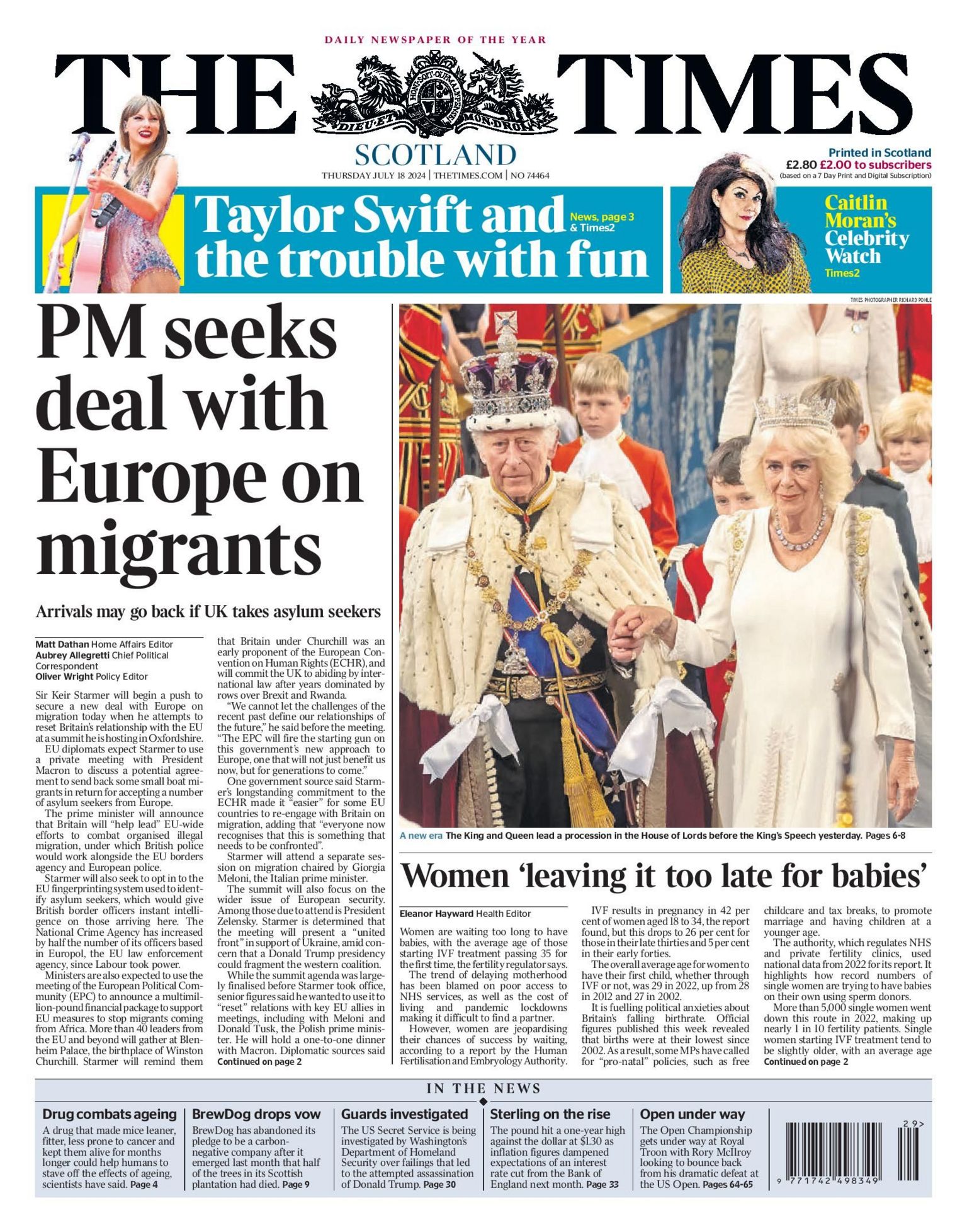 Scotland's papers: New deal for workers and Starmer's 'red revolution ...