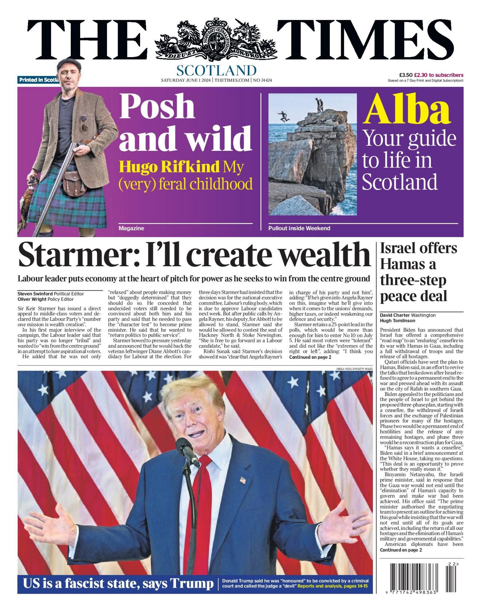 Scotland's papers: Matheson iPad police complaint and 'Trump rages' - BBC News