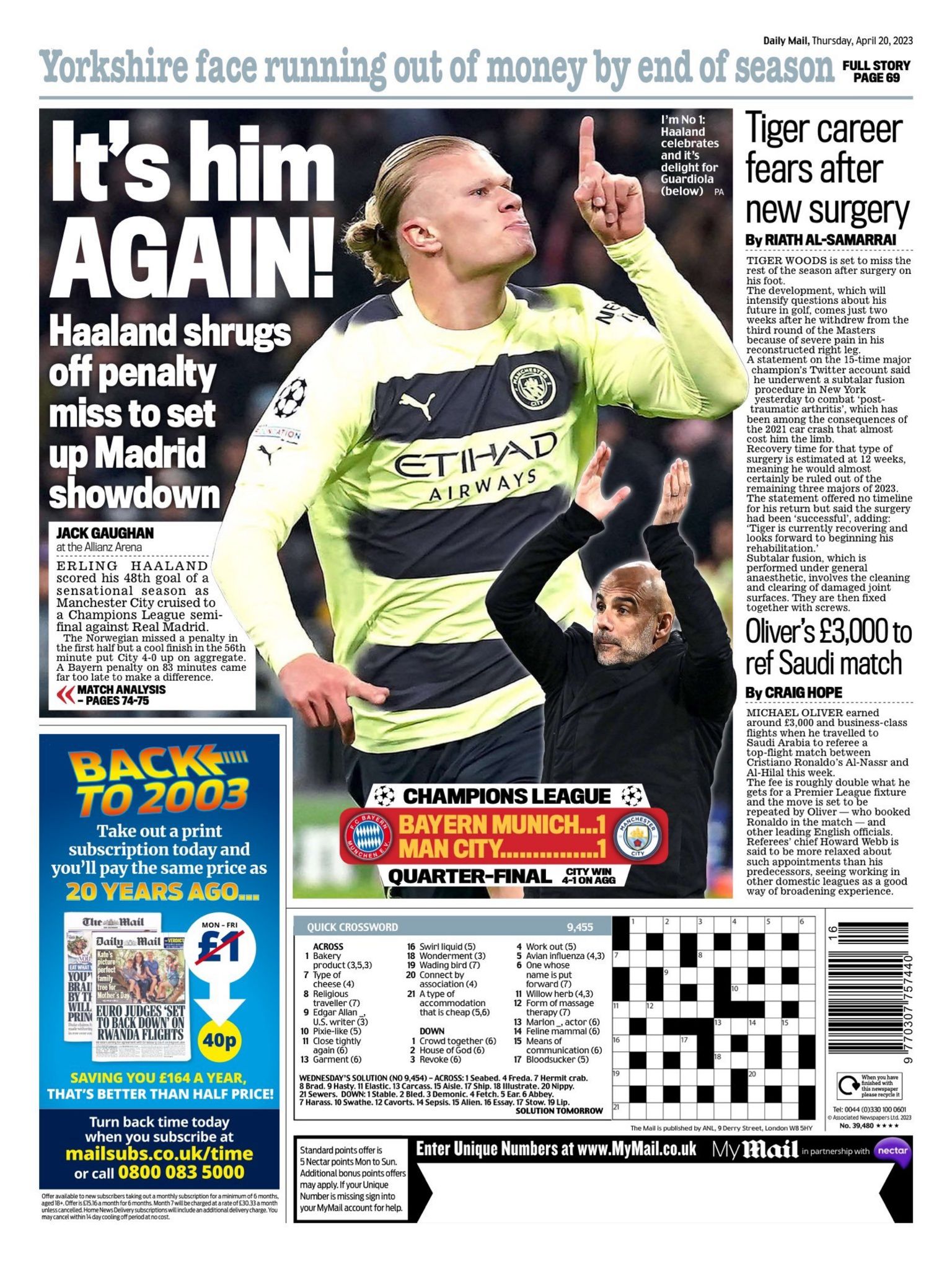 Thursday's back pages - BBC Sport