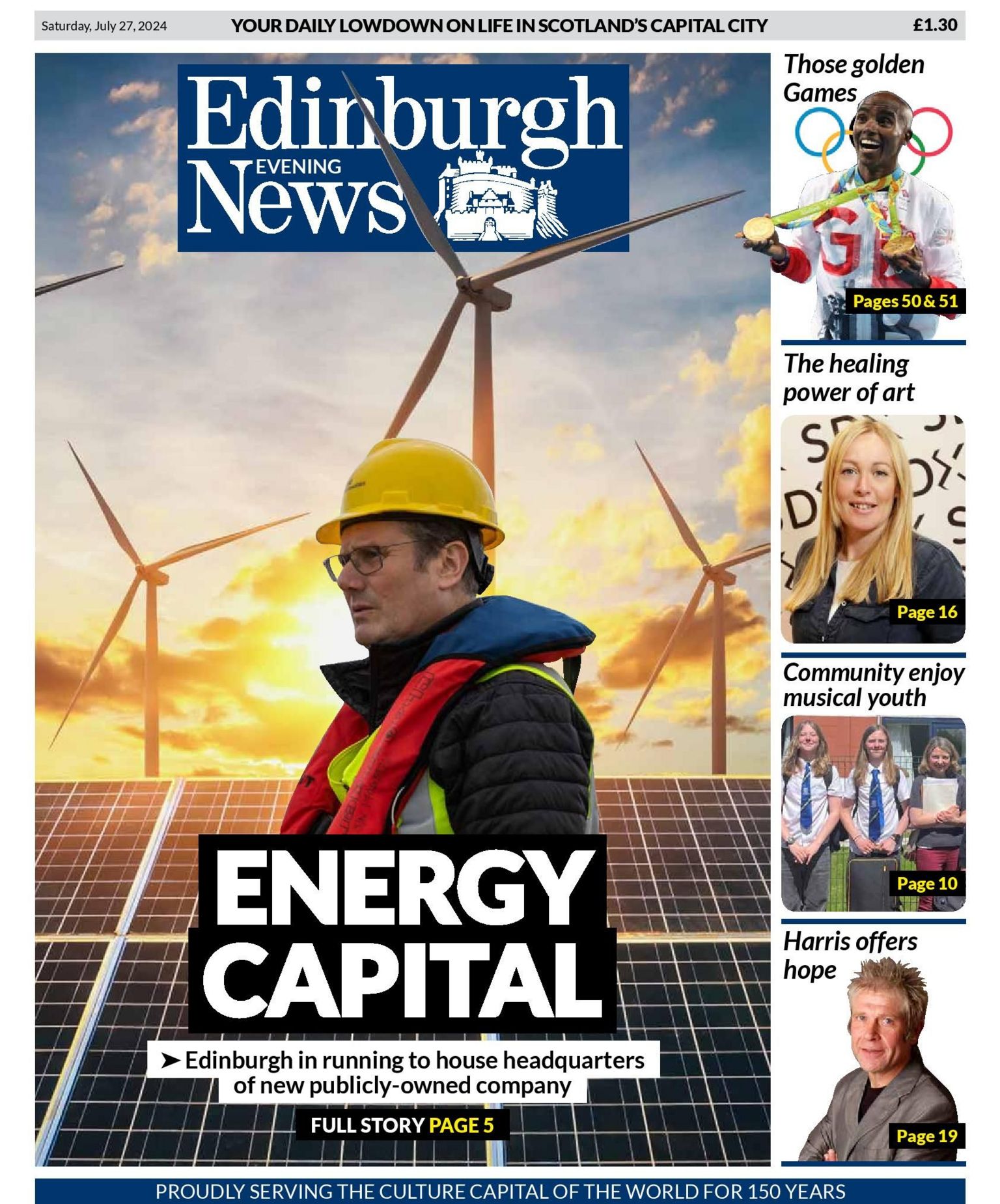 Scotland's papers: Findlay threat and 'battle' for GB energy - BBC News