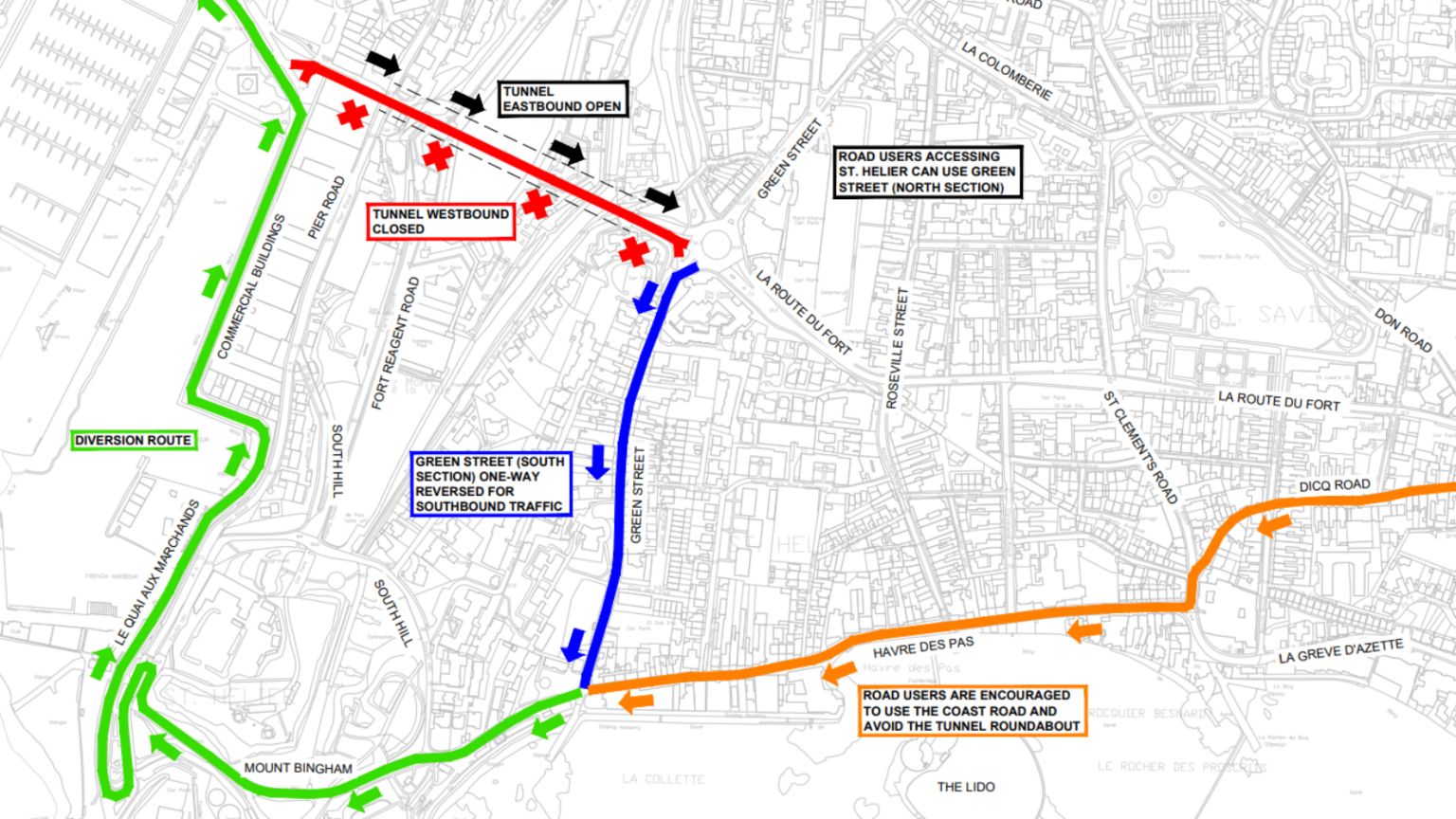 St Helier tunnel to close westbound for drainage maintenance - BBC News