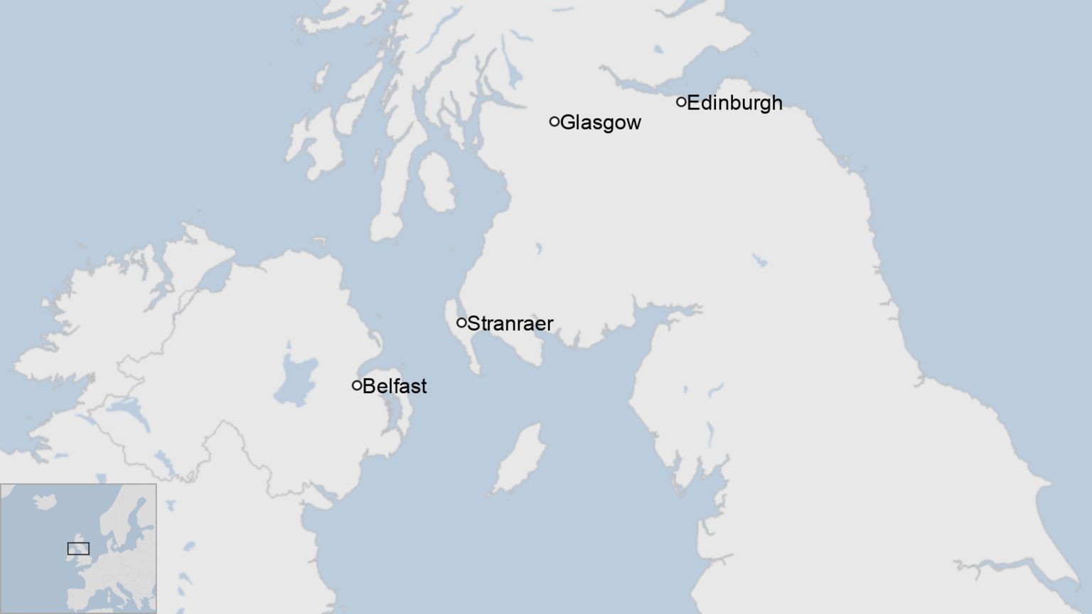 What happened to Stranraer after the ferries left? - BBC News