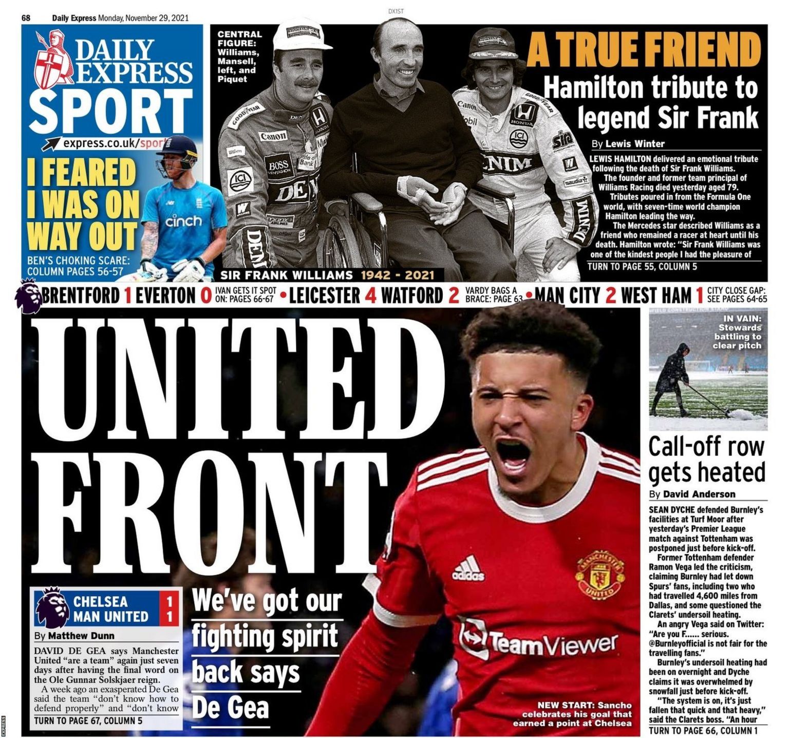 Monday's back pages - BBC Sport