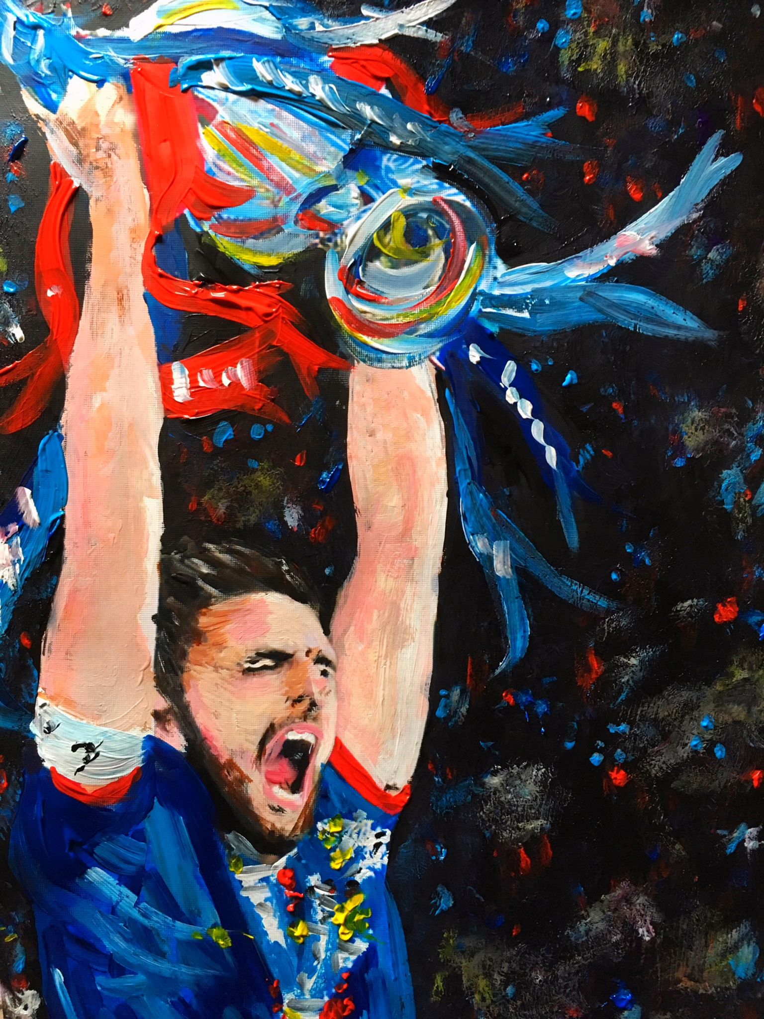 The Scottish artist finding inspiration from football - BBC News