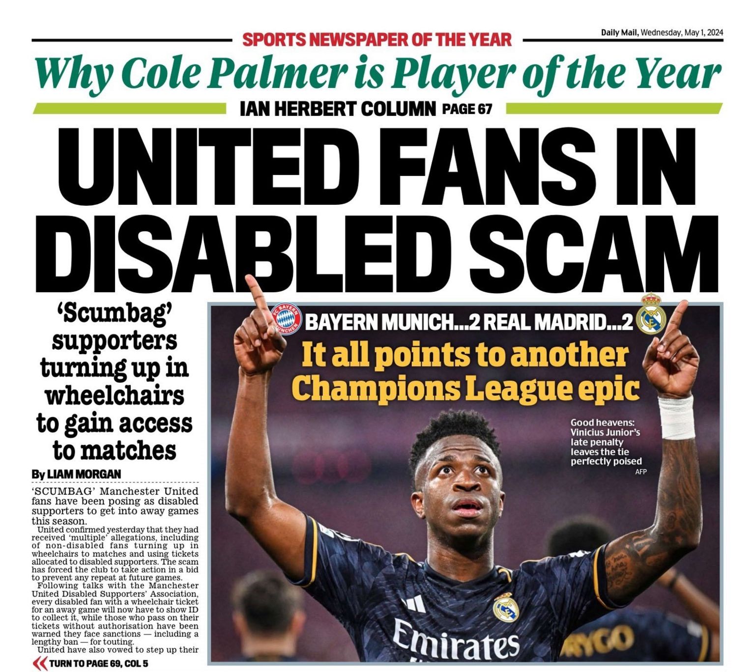 Wednesday's back pages - BBC Sport